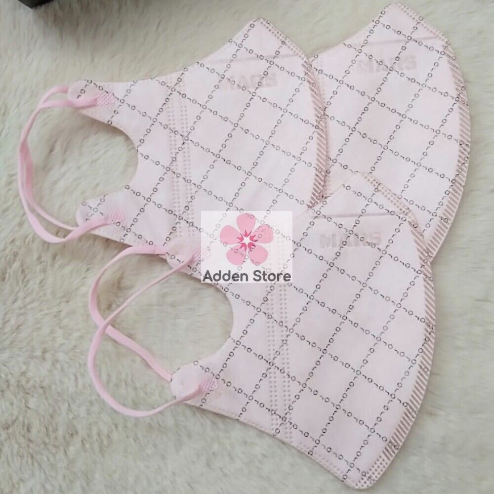 🔥4PLY🔥50PCS MARS 3D 6D HIJAB HEADLOOP EARLOOP V-MASK MONOGRAM PREMIUM ...