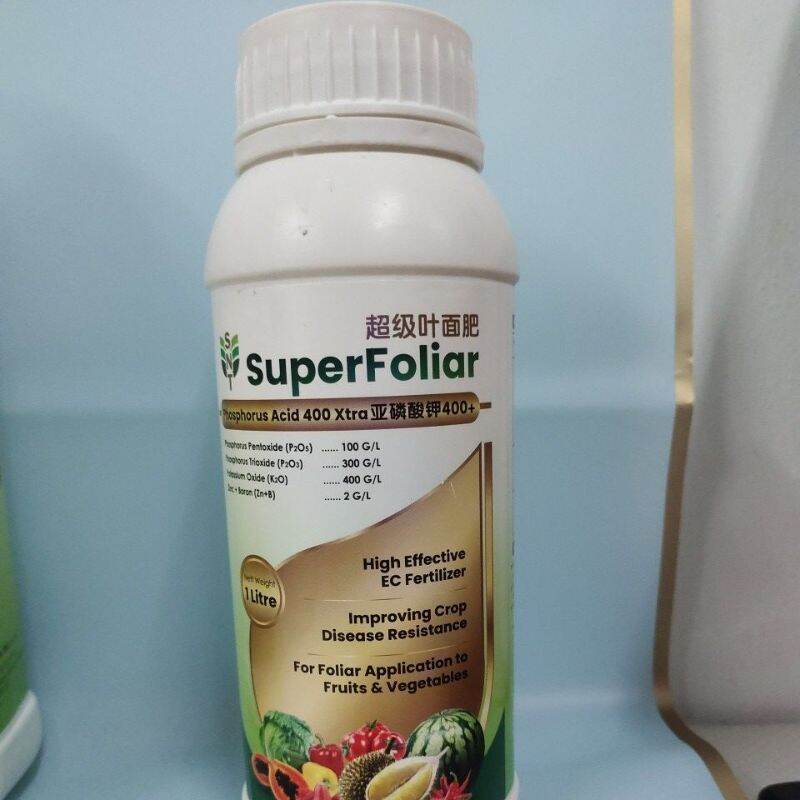 SNT SuperFoliar Phosphorus Acid 400 Xtra (1 Litre/5 Litre) 亚磷酸钾400+ | Lazada