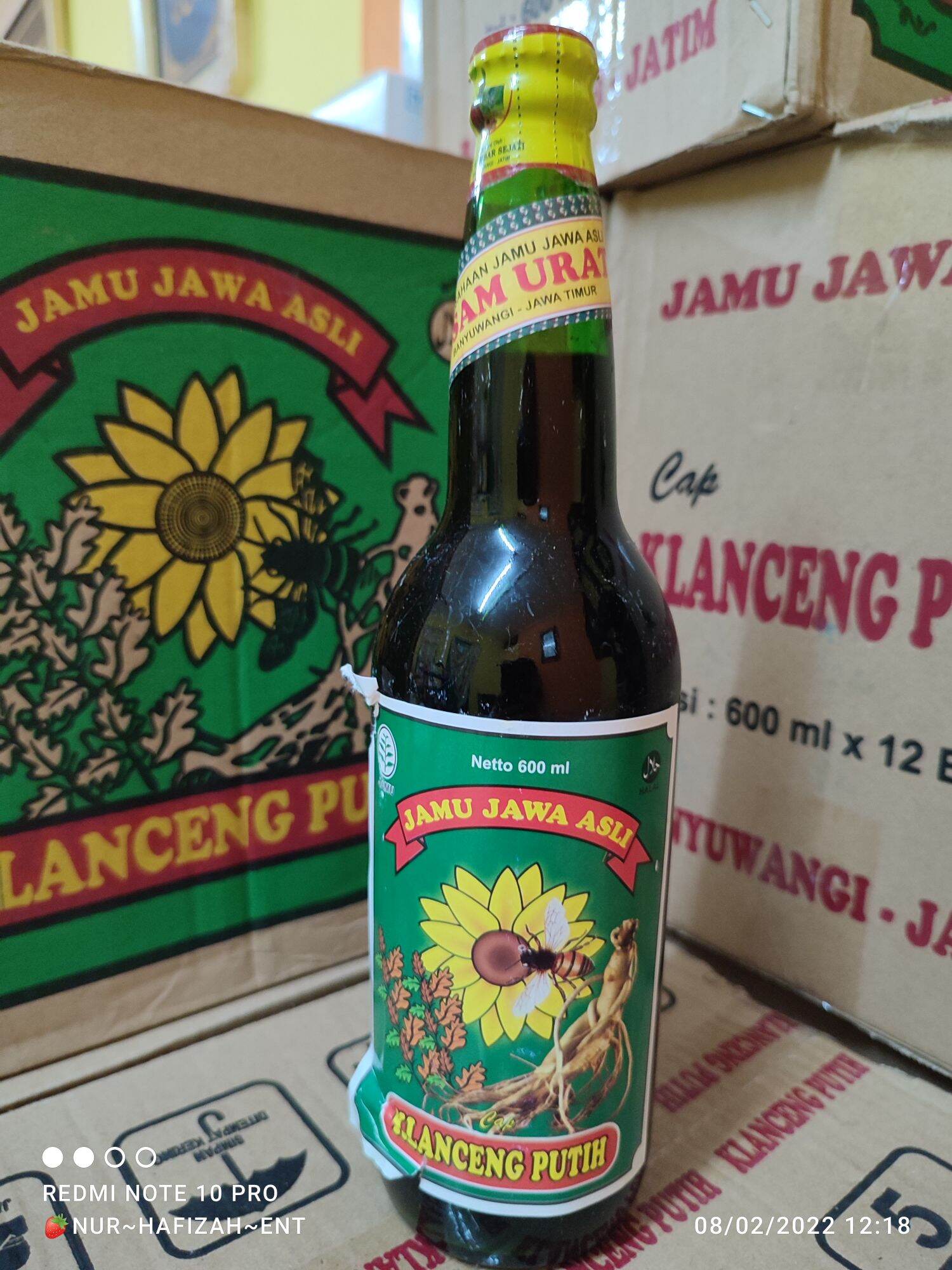 JAMU KLANCENG PUTIH 600ML MANIS | Lazada