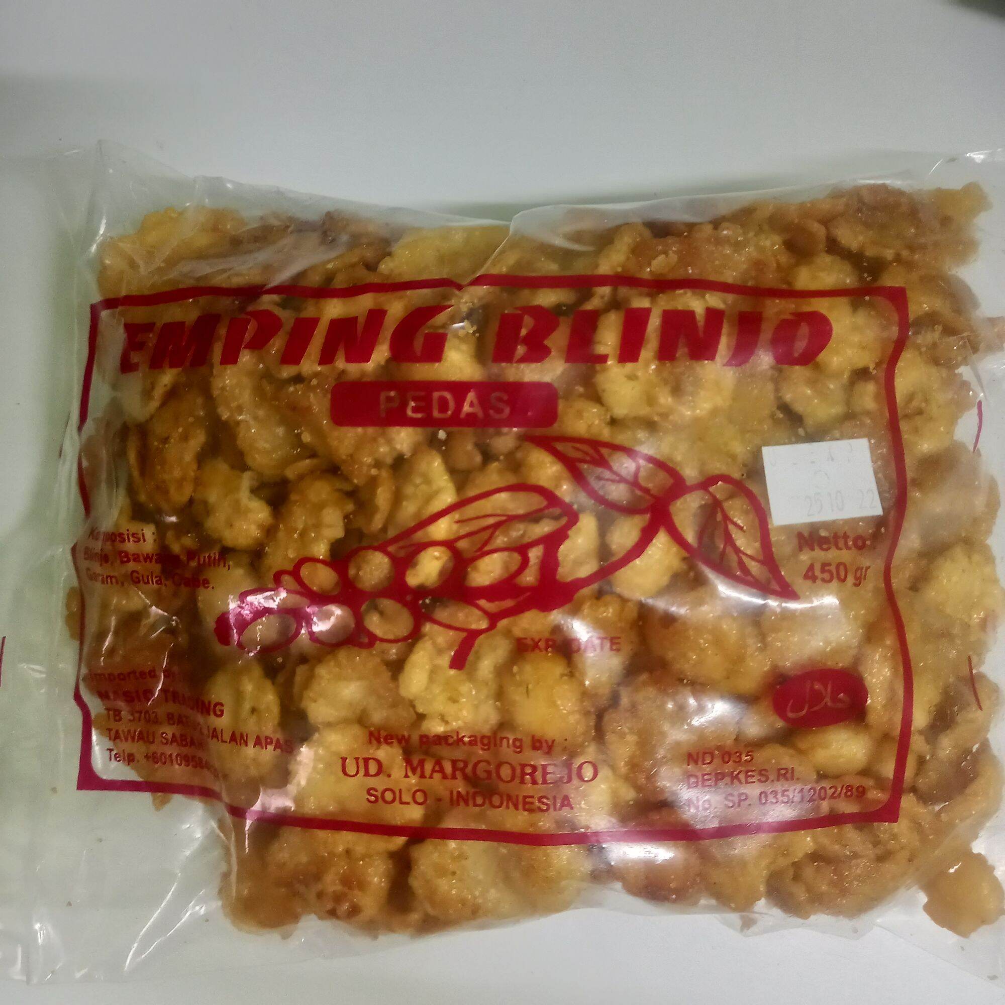 emping blinjo belinjo belinjau pedas manis | Lazada