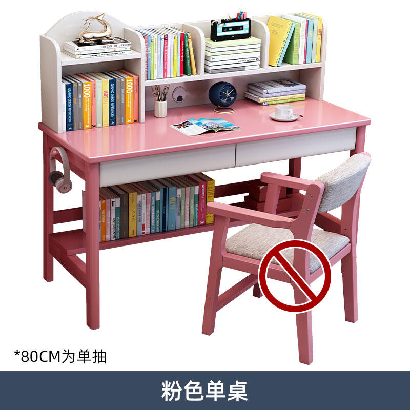 Solid Wood Home Desk Children Writing Desk Teenagers Study Computer ...