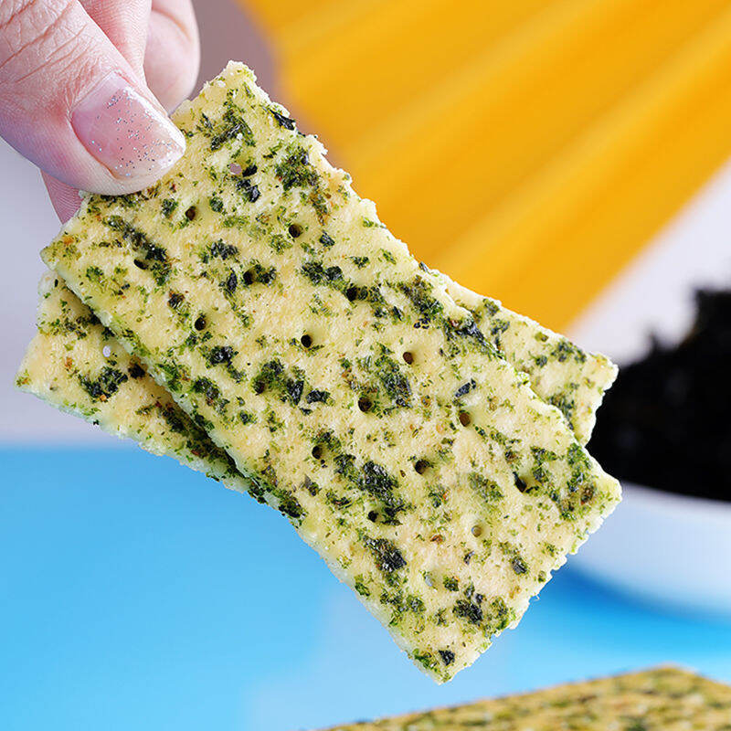 Nursing Mothers Nutritional Snack Seaweed Biscuits Thin Crispy Salted ...