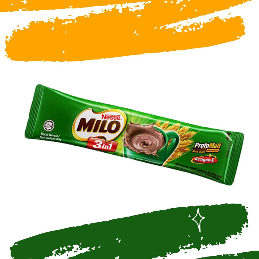 Nestle Milo 3 in 1 Sachet 33g | Lazada
