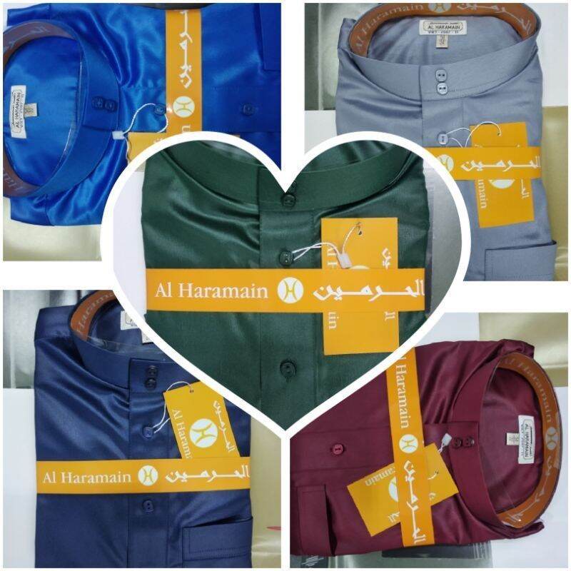 JUBAH AL-HARAMAIN ORIGINAL VIETNAM 48 merron dan hijau dan grey dan ...