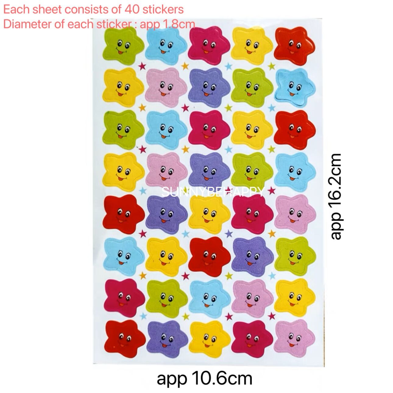 40PCS STAR STICKERS | STUDENT REWARD STICKERS | Stickers for kids and ...