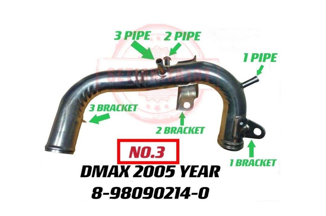 ISUZU DMAX D-MAX 2005-2012YEAR WATER PUMP PIPE/TURBO PIPE/BY PASS PIPE ...