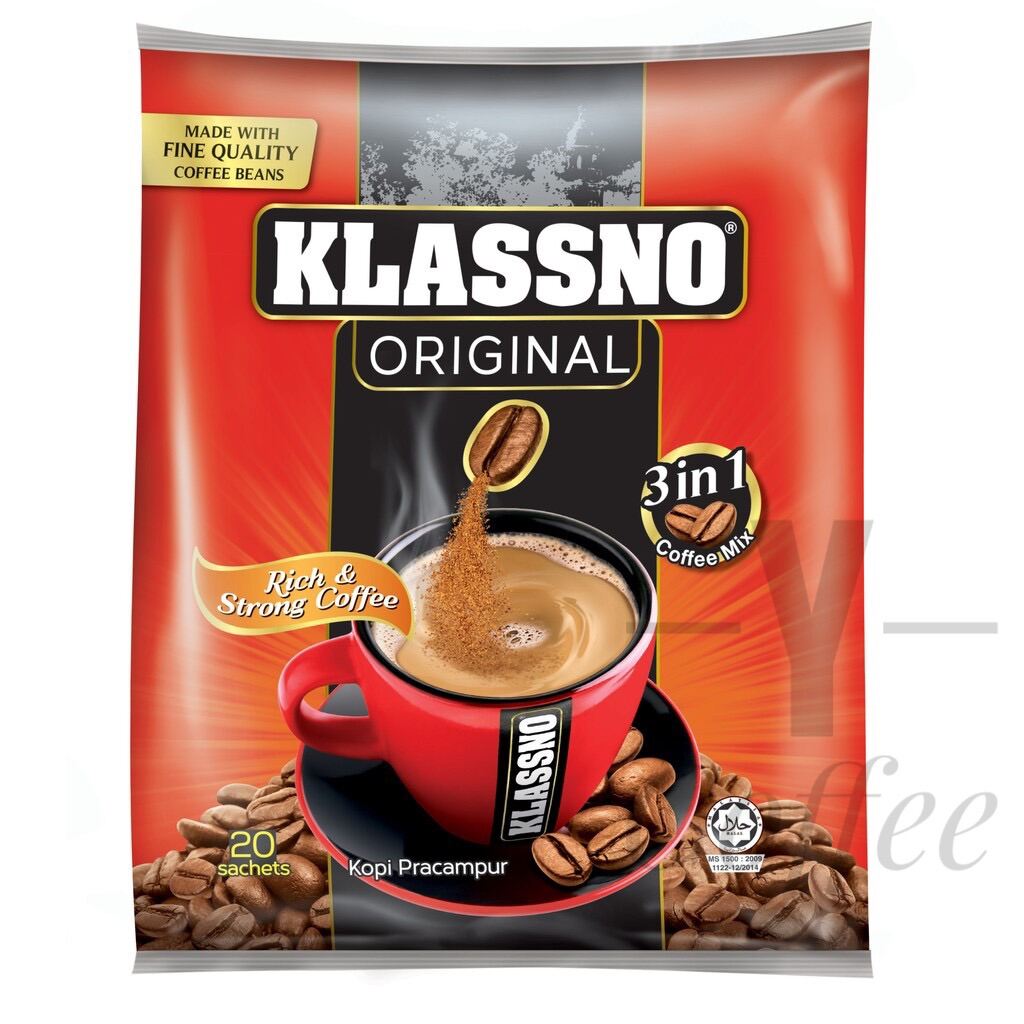 Klassno 3 in 1 Coffee Mix Original 20g x 20s | Lazada