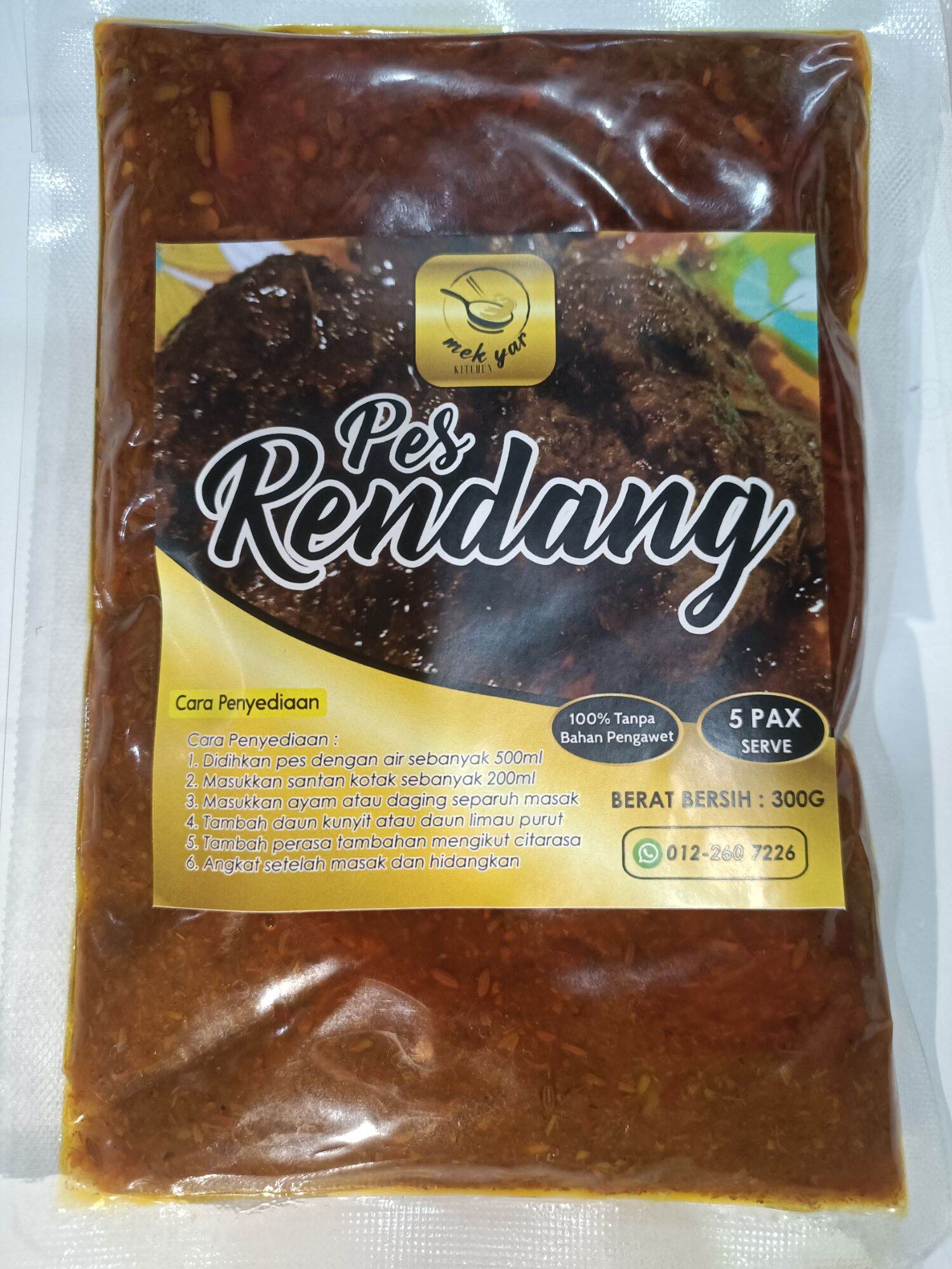 Pes Rendang dan Pes Asam Pedas Mek Yar | Lazada