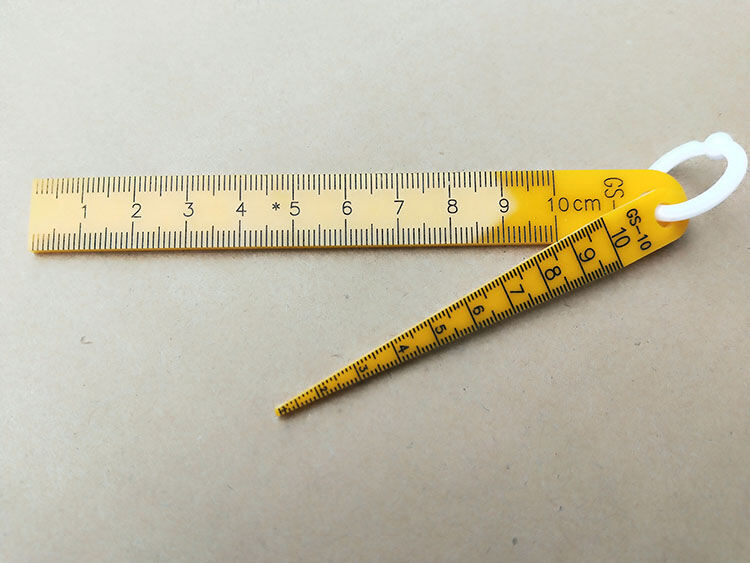 Wedge Feeler Gauge Aperture Ruler Gap Gauge Plastic Tapered Sharp Angle ...