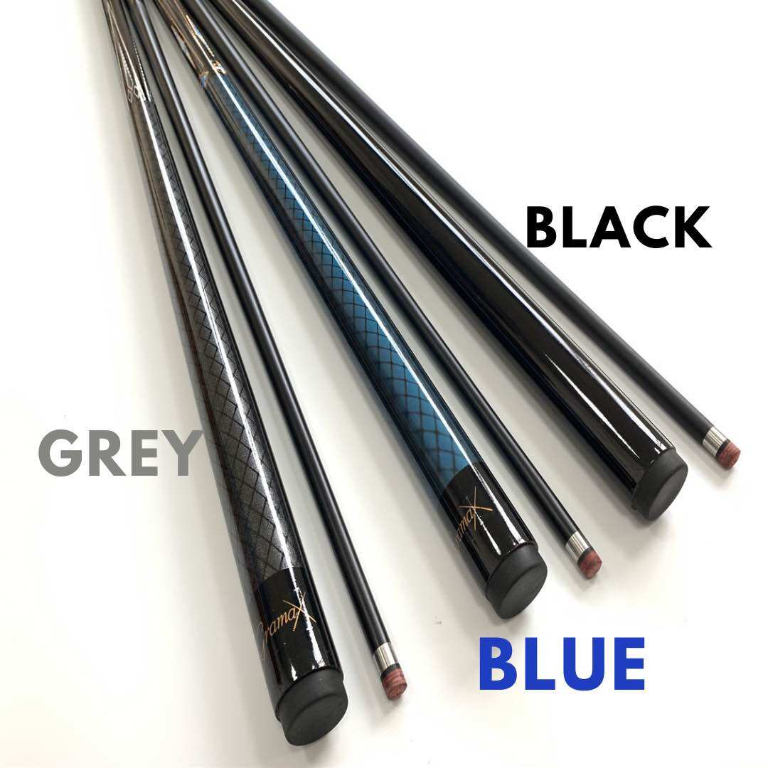 GramaX Carbon Fiber Billiard Cue Snooker Cue 1/2 Structure 10mm Tips ...