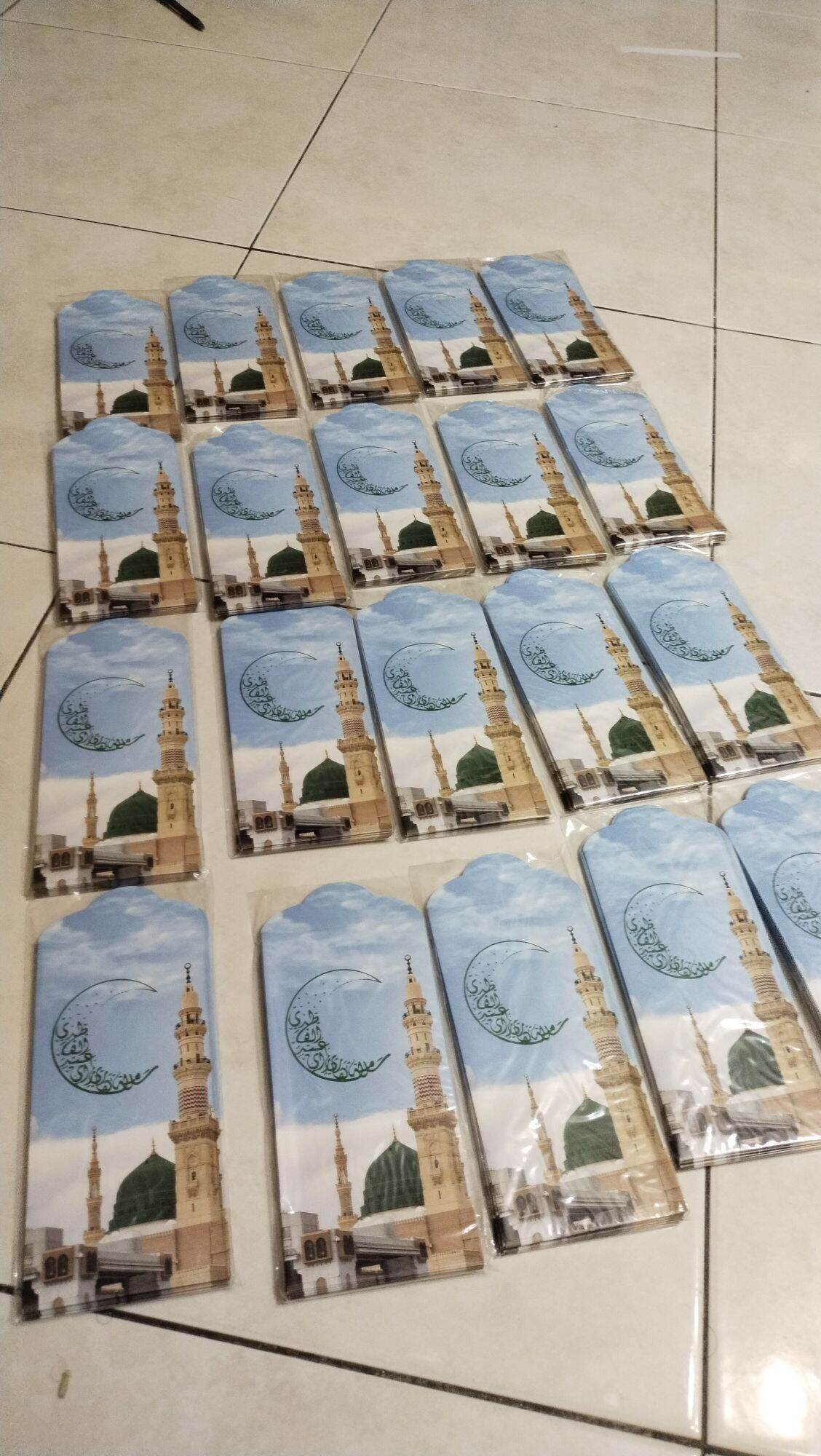 Sampul Raya eksklusif 2023 tema masjid raya (setiap pack mengandungi 10 ...