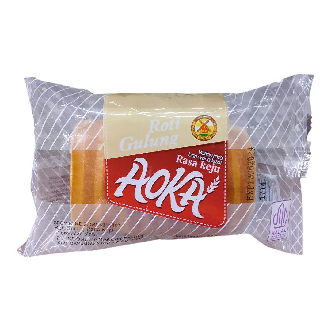 Roti Gulung Aoka Rasa Coklat Keju 60g | Lazada