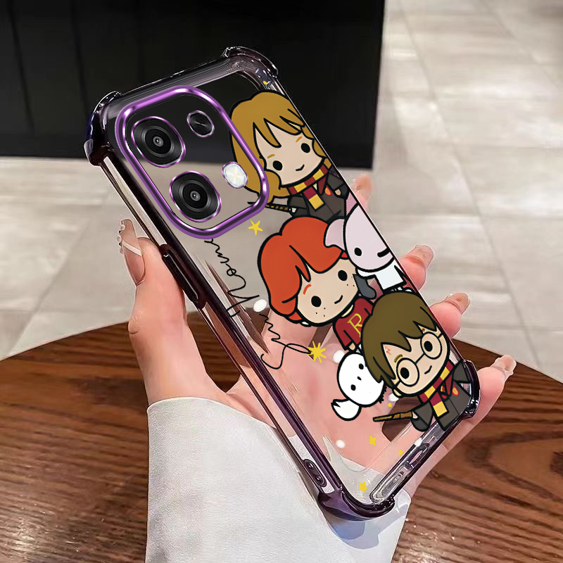 OPPO A6 Pro 5G New DIY Name Case Anti-Drop Case Harry Potter Case Clear ...