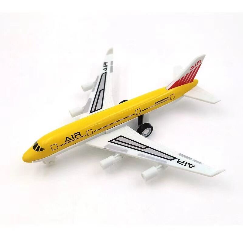 Alloy Airplane Air Bus Aircraft Model Kids Children Pull Back Airliner ...