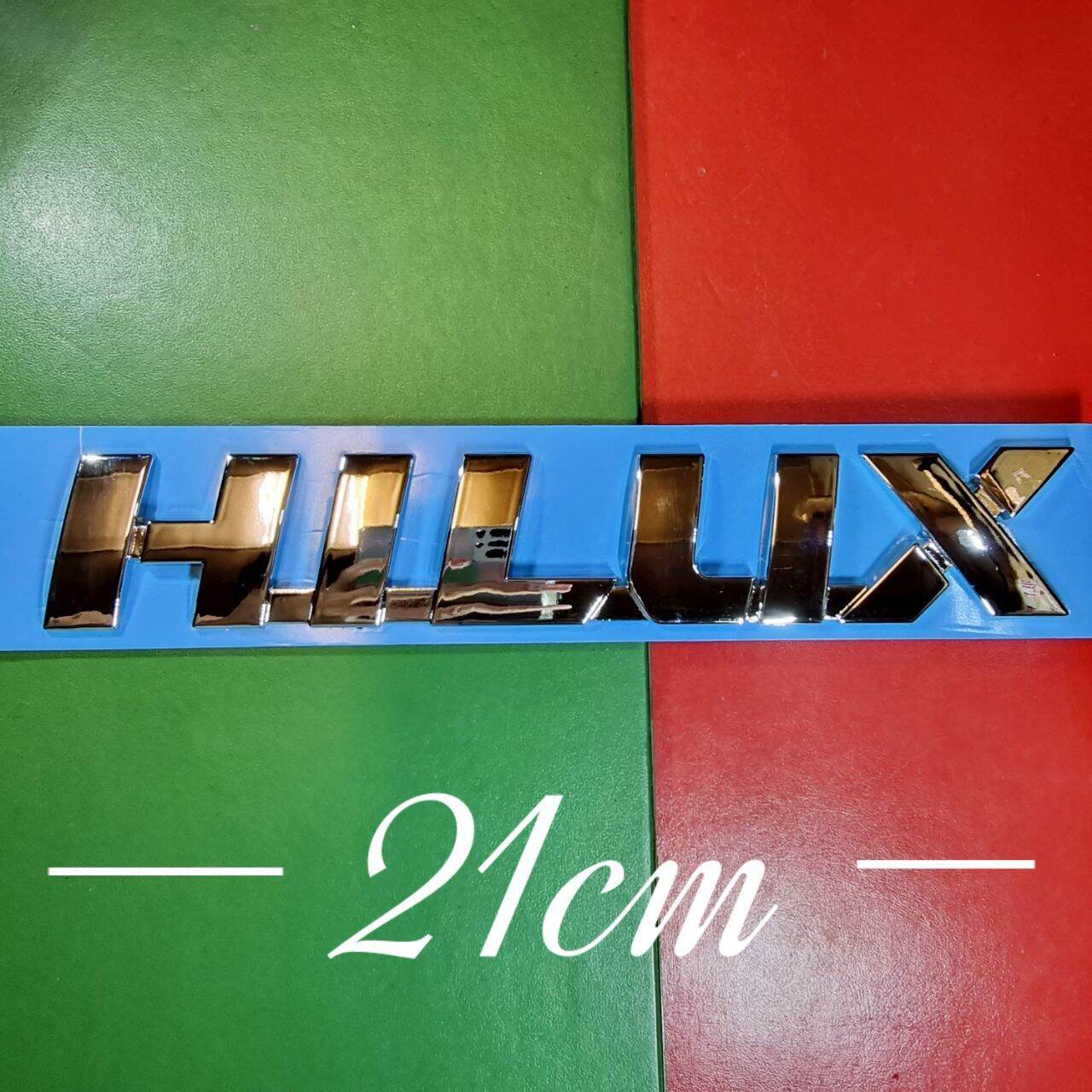 Emblem Logo Toyota Hilux 3 size Abs Chrome silver Plating Emblem Logo ...