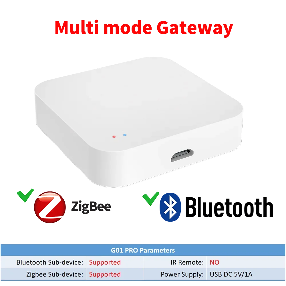 Tuya Zigbee Hub Wireless Multi Mode Gateway For Smart Home Automation ...