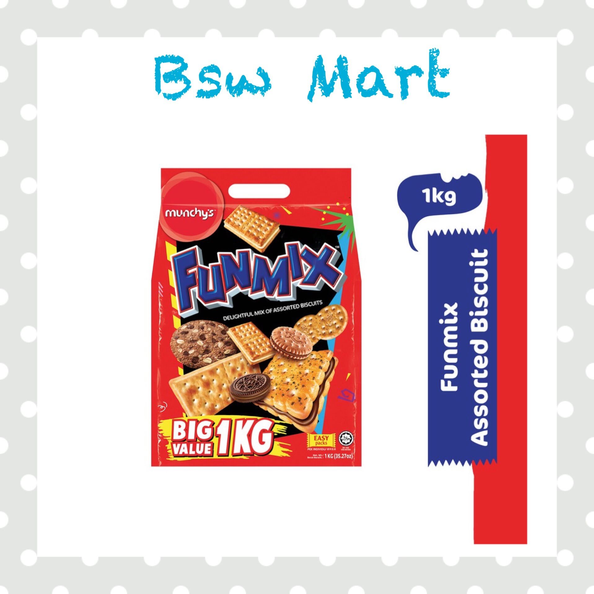 Munchy's Funmix Assorted Biscuit (1kg) | Lazada