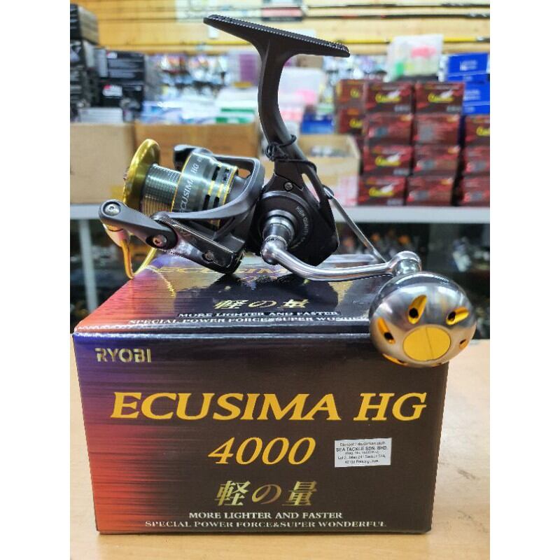 RYOBI ECUSIMA 4000HG SPINNING REEL | Lazada