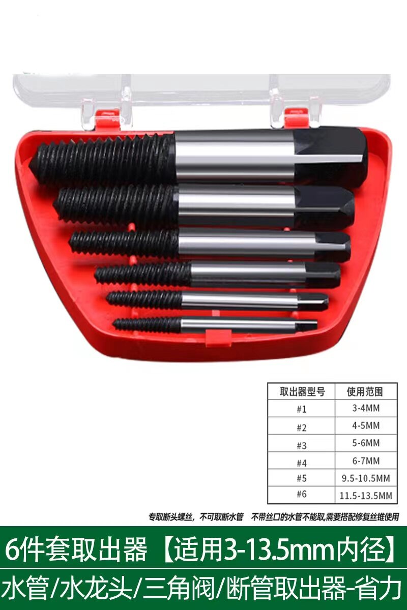 LOBTEX Thread Extractor Set: Versatile Tool Kit for Removing Screws and ...