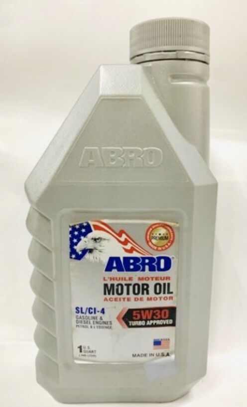 Abro Premium Motor Oil 5W-30 SL-CI4 1Litre - MADE IN USA | Lazada