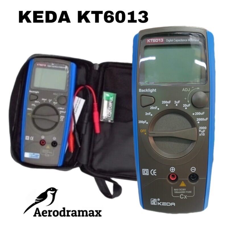 KEDA KT6013 Digital Capacitance Multimeter | Lazada