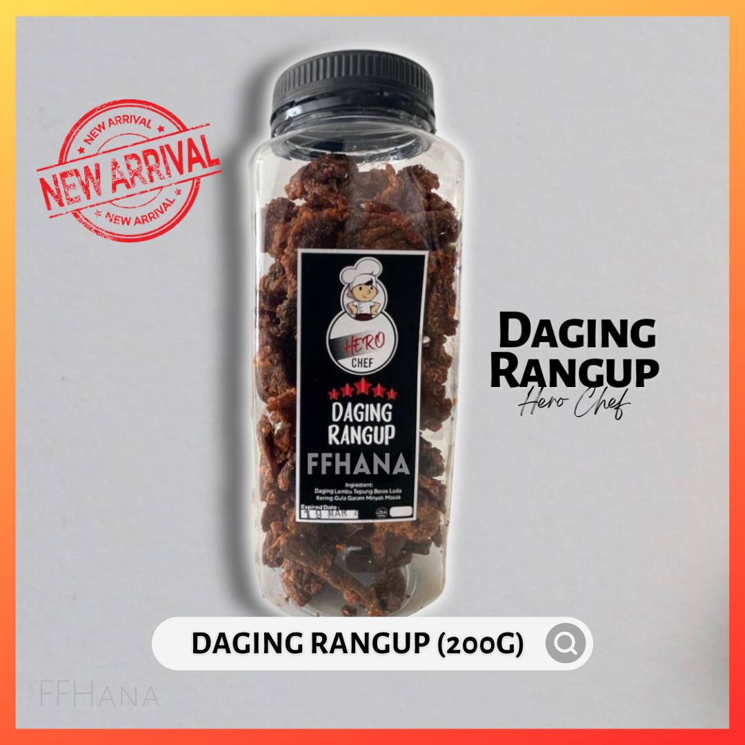 Spicy Daging Rangup | 200gram Crispy Sambal Garing Rare Hero Chef | Lazada