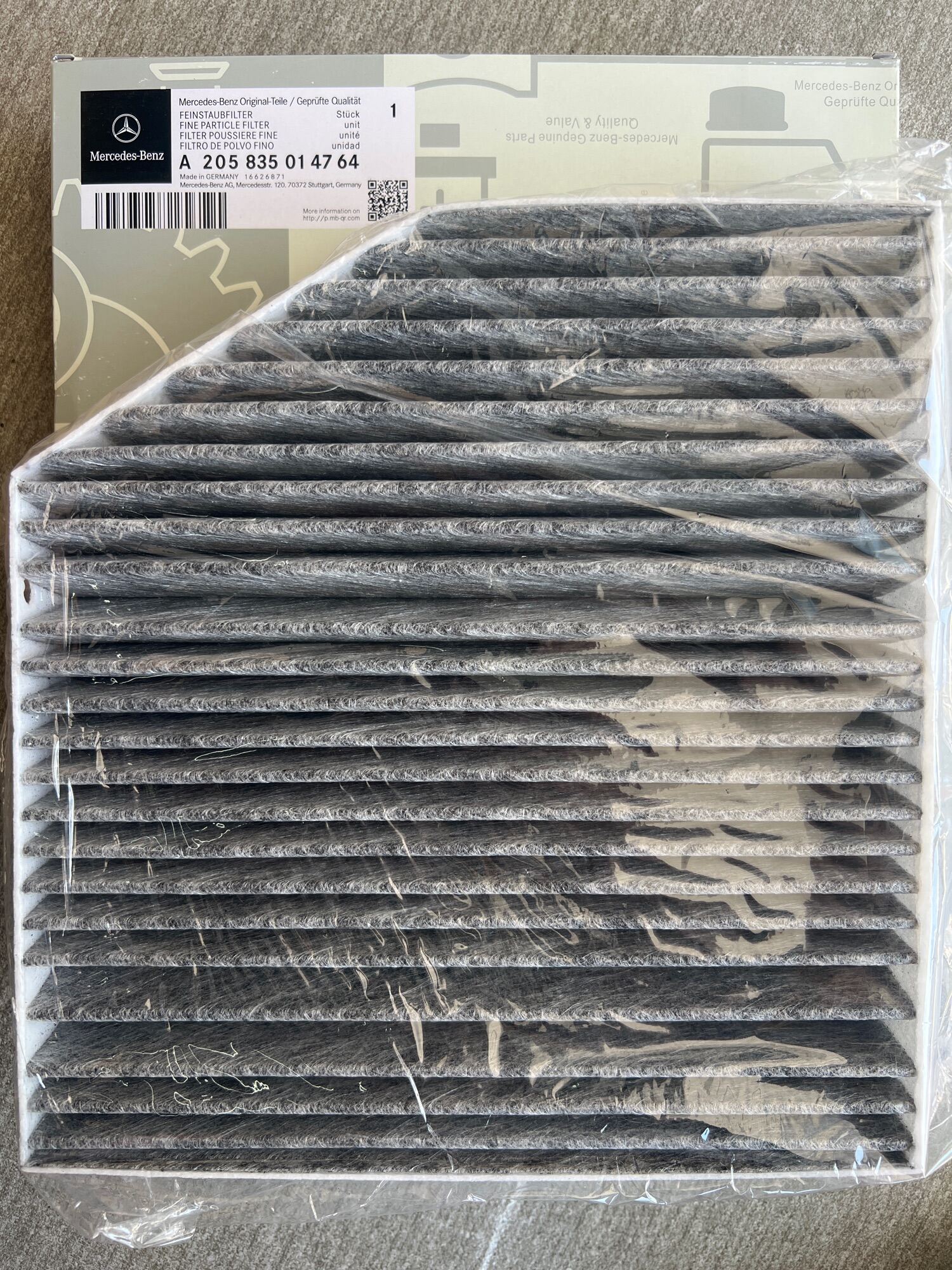 A2058350147 Mercedes-Benz W205 W213 W238 Cabin Air Filter 2058350147 ...