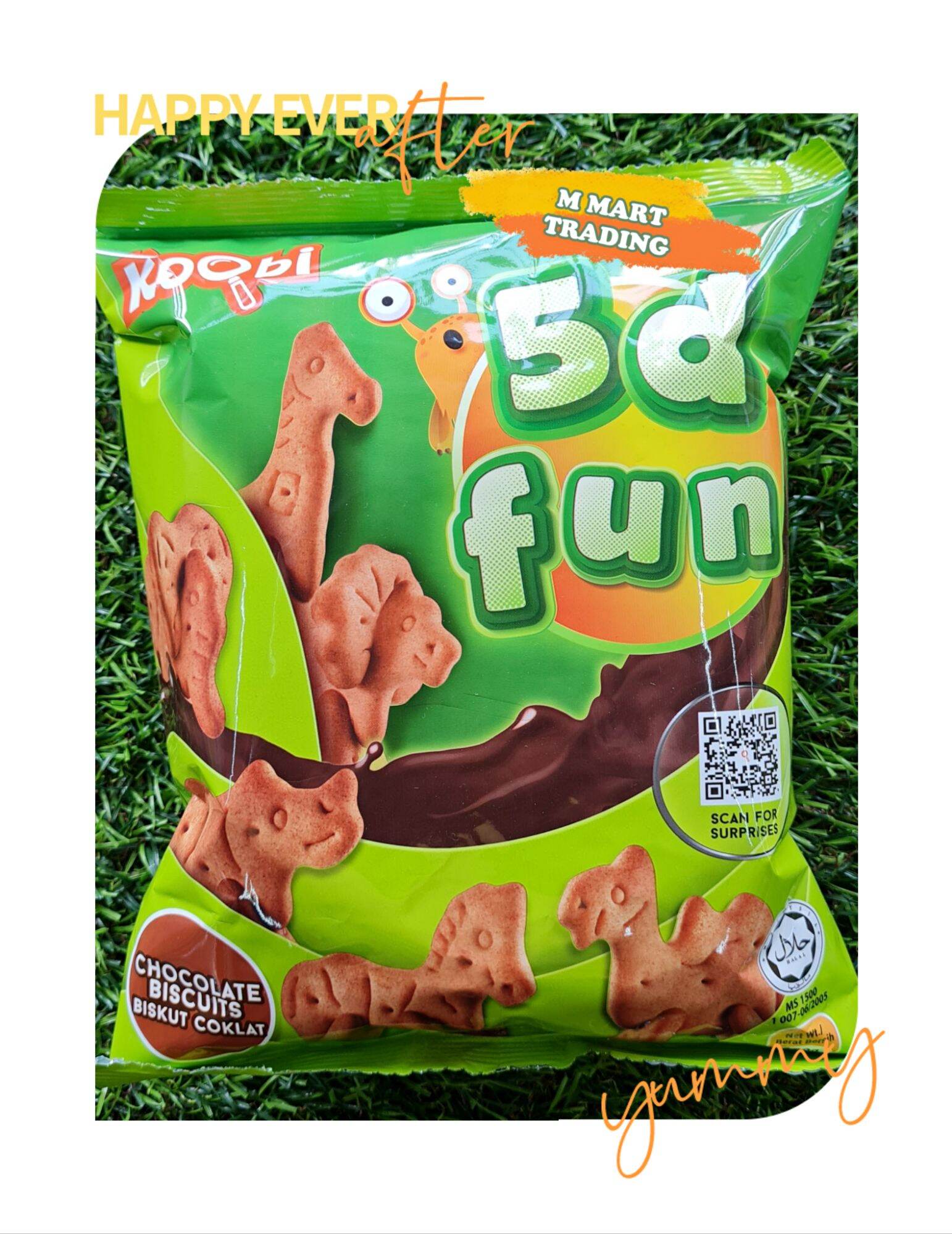Koobi 5D Fun Biscuit -Chocolate flavour 100G 立体拼图动物小饼干 | Lazada