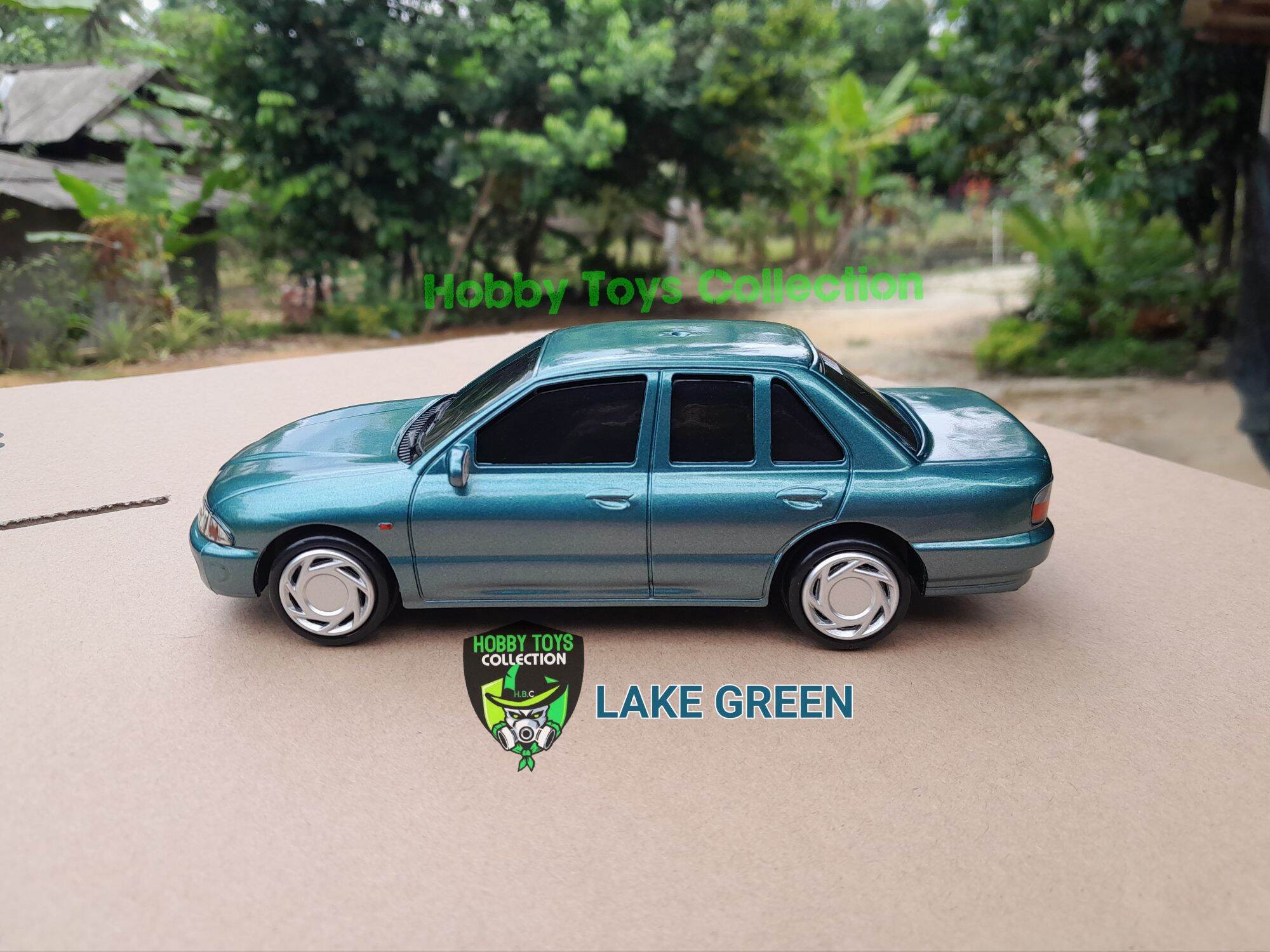 KERETA PROTON WIRA ( LAKE GREEN ) SCALE 1/24 | Lazada