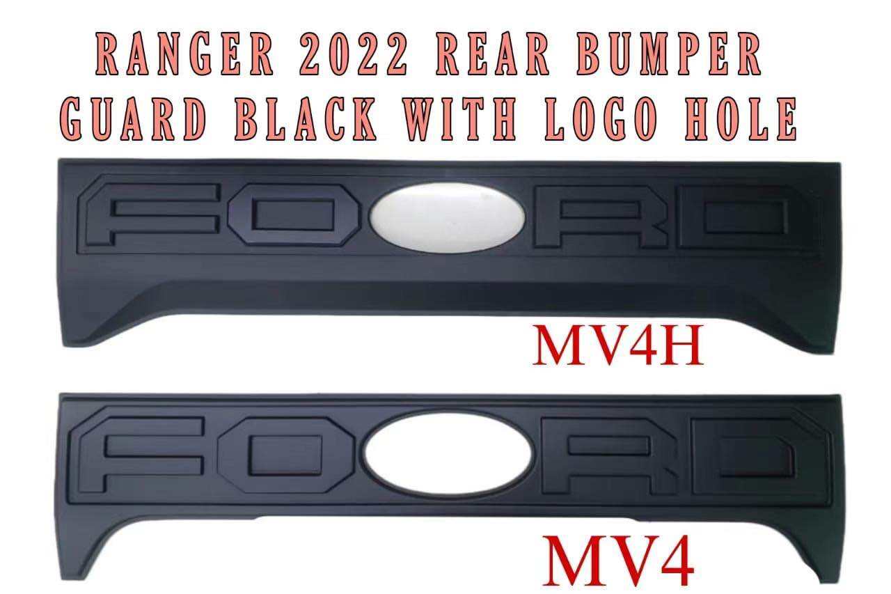 Ford ranger T9 2022 2024 2024 MV4 rear trunk cover bumper guard garnish ...