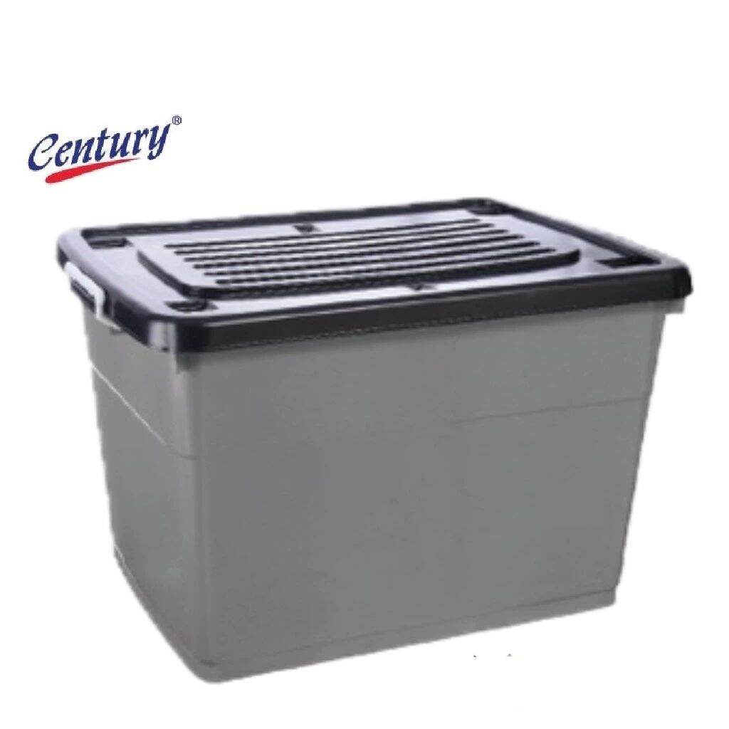 7990bc Century Storage Box With Wheel 115L Box Roller Big Box Kotak ...