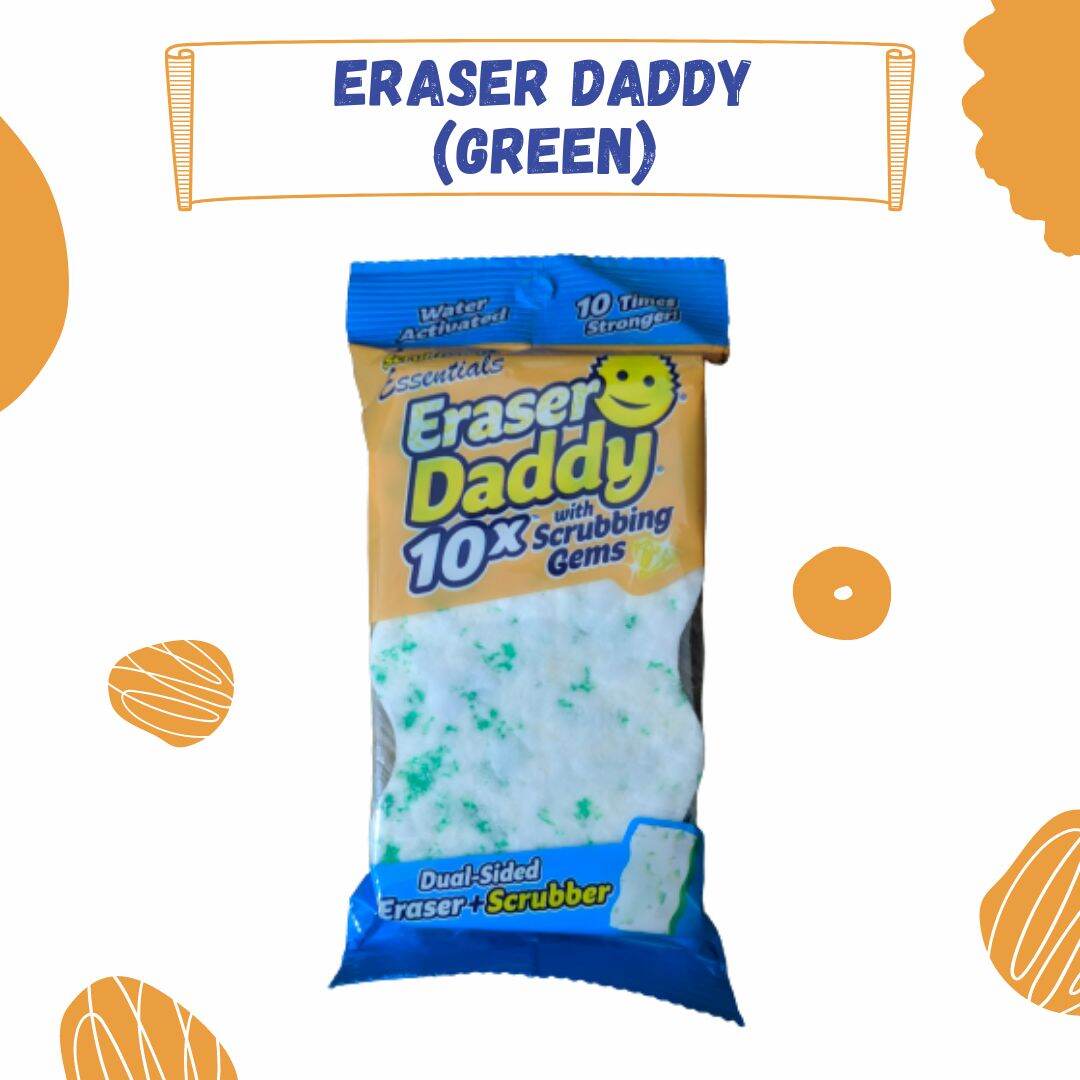 (Official MY) Scrub Daddy Essentials Eraser Daddy 10x Mini Daddy Mommy ...