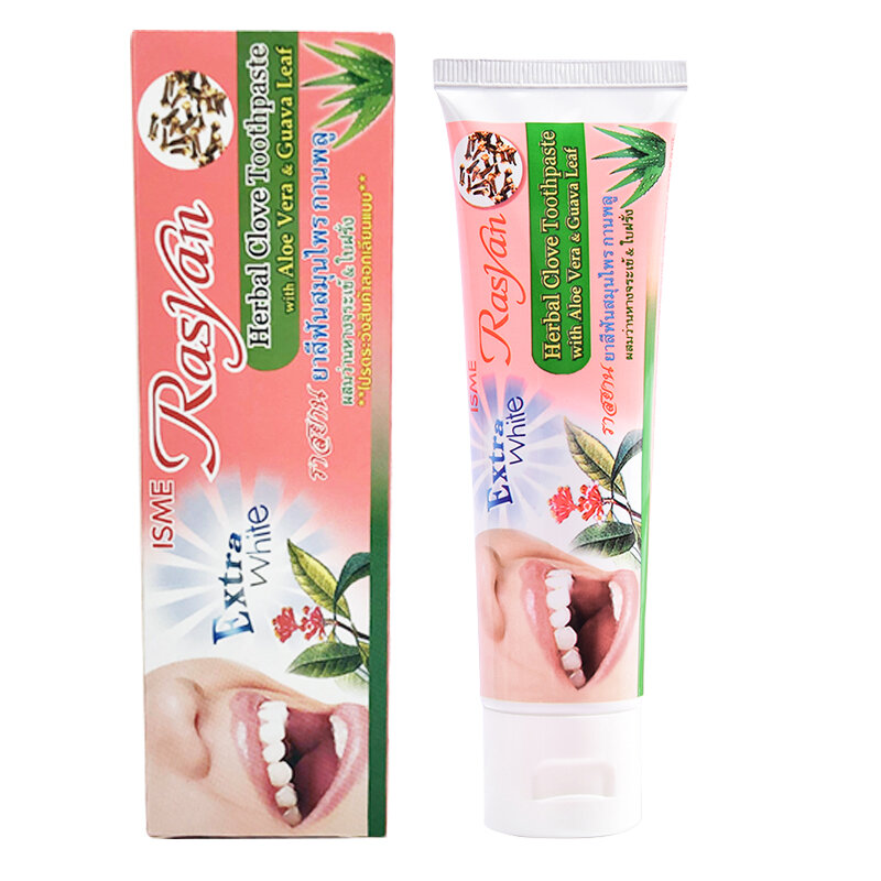 Rasyan Clove Toothpaste Whitening Brightening Teeth Remove Smoke Tea ...
