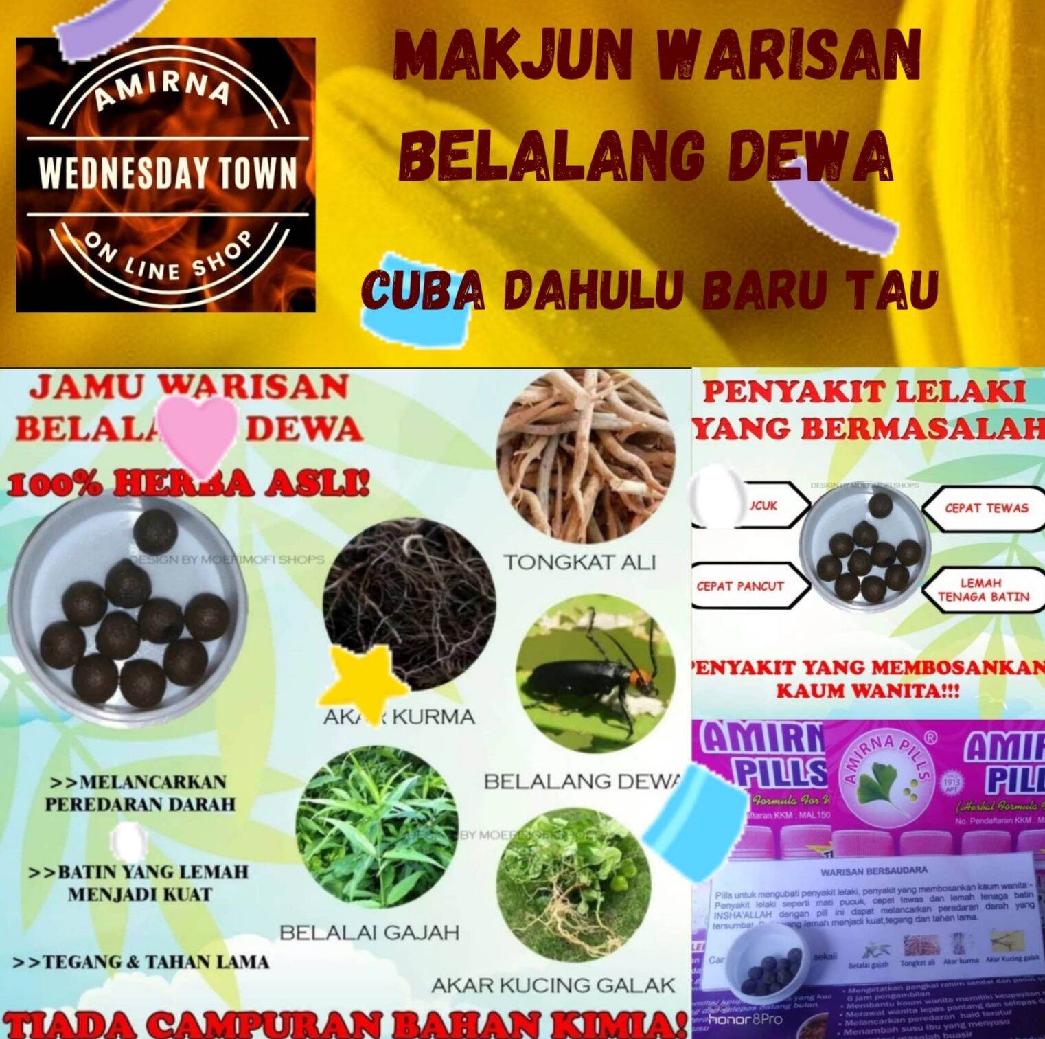 🔥 MAKJUN WARISAN BELALANG DEWA KHAS UNTUK LELAKI SEJATI PASTI KAN YANG ...