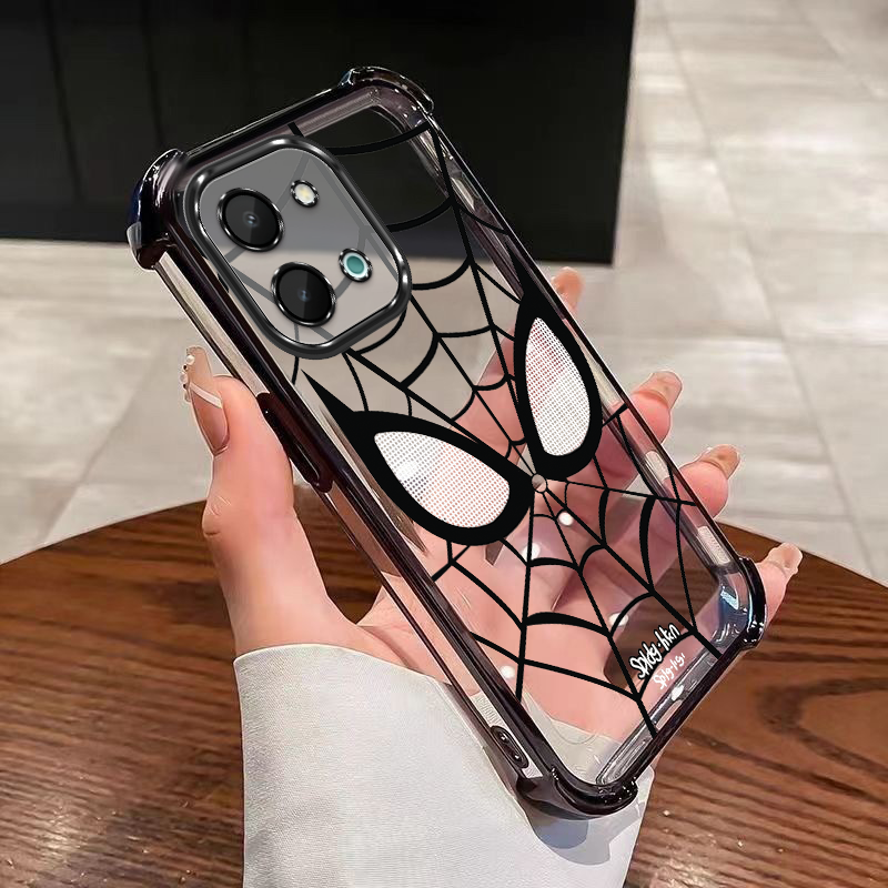 Xiaomi Redmi 15C POCO C85 Full Clear Casing Spider Man Anti-Drop Case ...