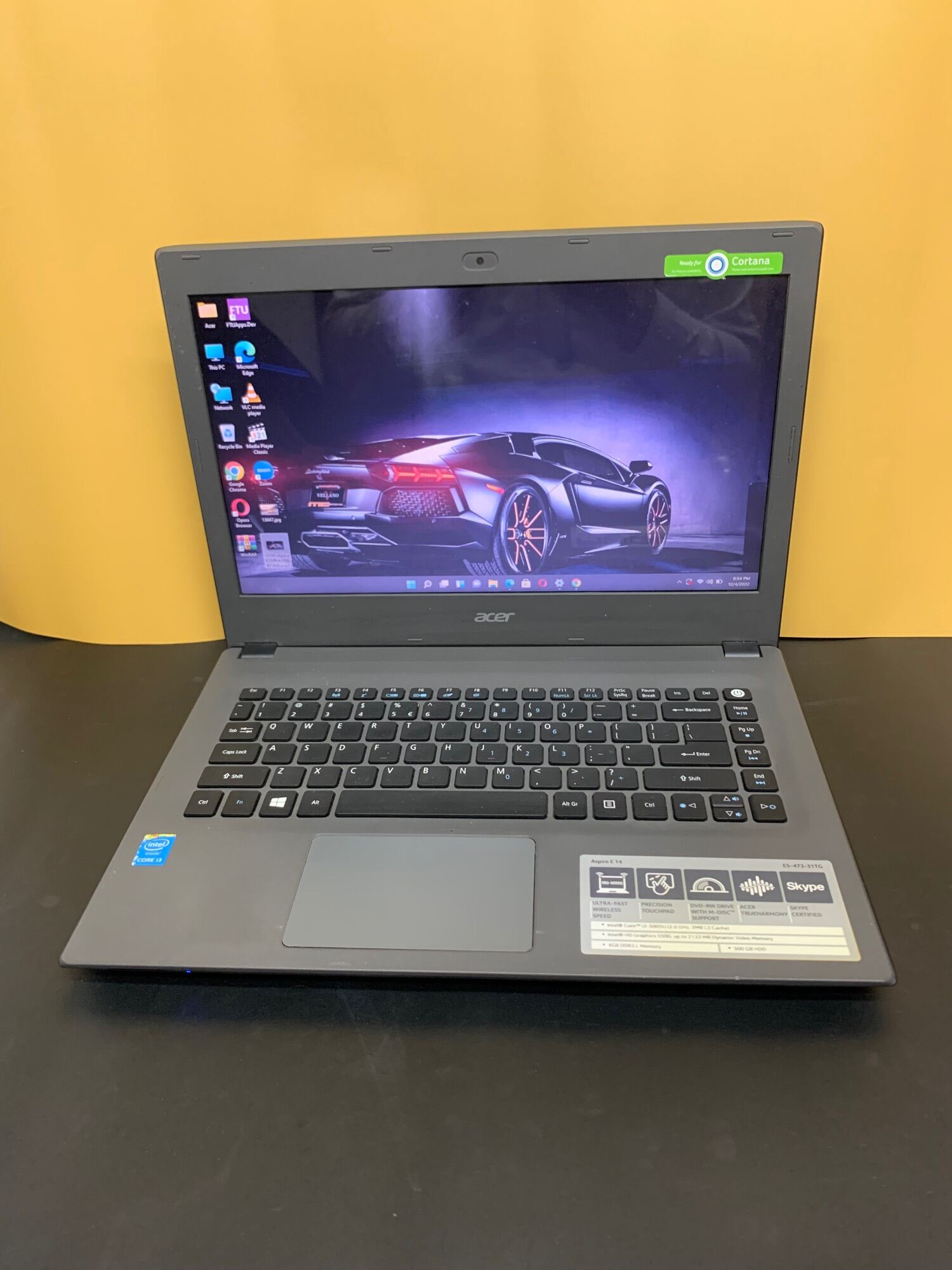 Acer slim Laptop Core i3 5th Gen Ram 4GB SSD 128GB Display 14" Intel Hd ...