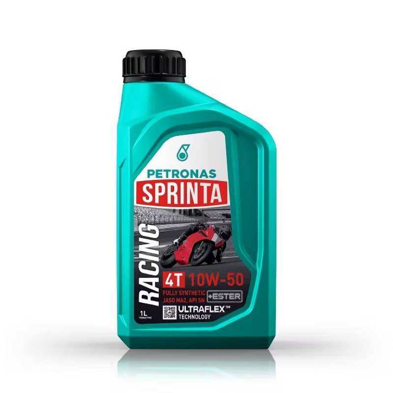 100% ORIGINAL PETRONAS MOTORCYCLE OIL RACING SPRINTA 4T 2T ESTER PLUS ...
