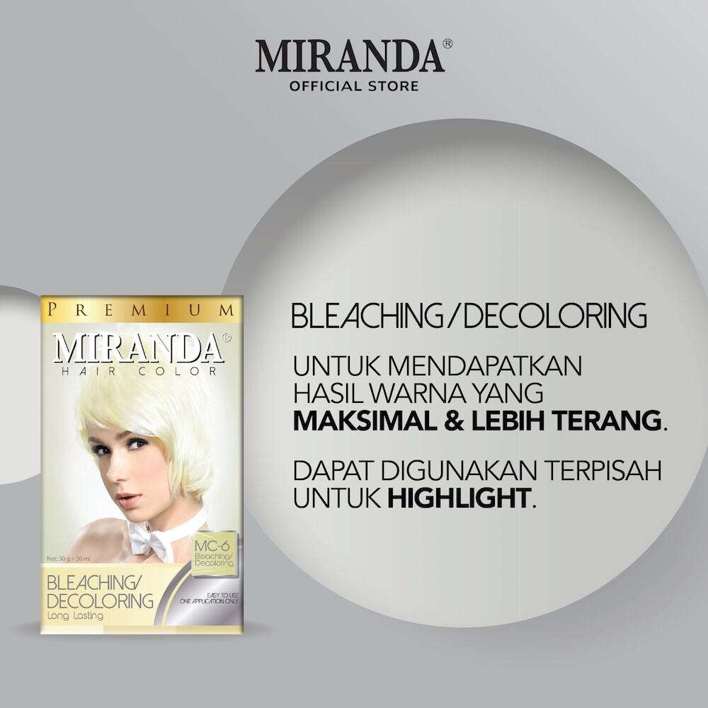 miranda hair color 3d permanent mc6 bleaching decoloring | Lazada
