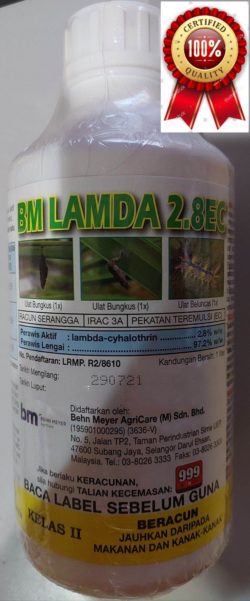BM LANDA 2.8 EC 1L RACUN SERANGGA (LAMBDA-CYHALOTHRIN) | Lazada