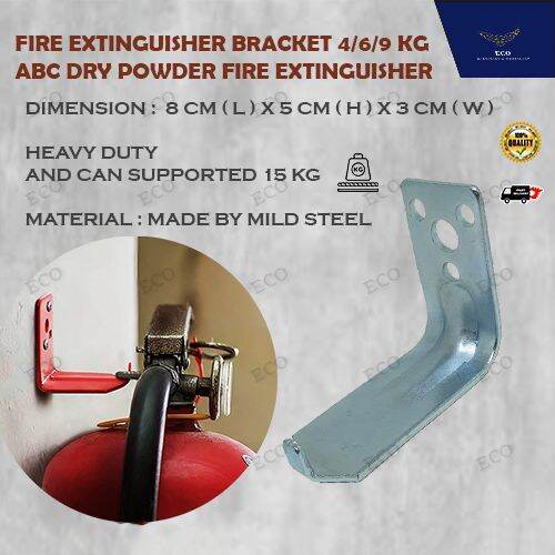 【Happyhome66】Heavy Duty Fire Extinguisher Bracket Hook/Bracket Pemadam ...
