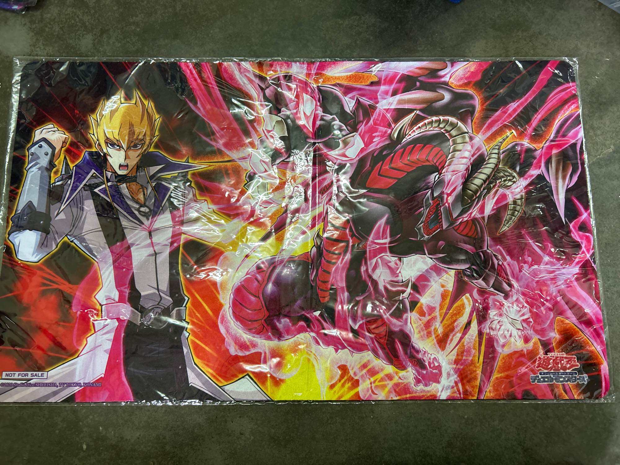 YUGIOH Day 2023 Official Playmat Jack Atlas & Scarlight Red Dragon ...