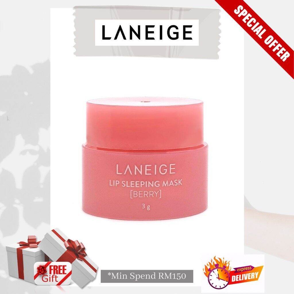 KL - LANEIGE Lip Sleeping Mask Berrry (3g/20g) | Lazada