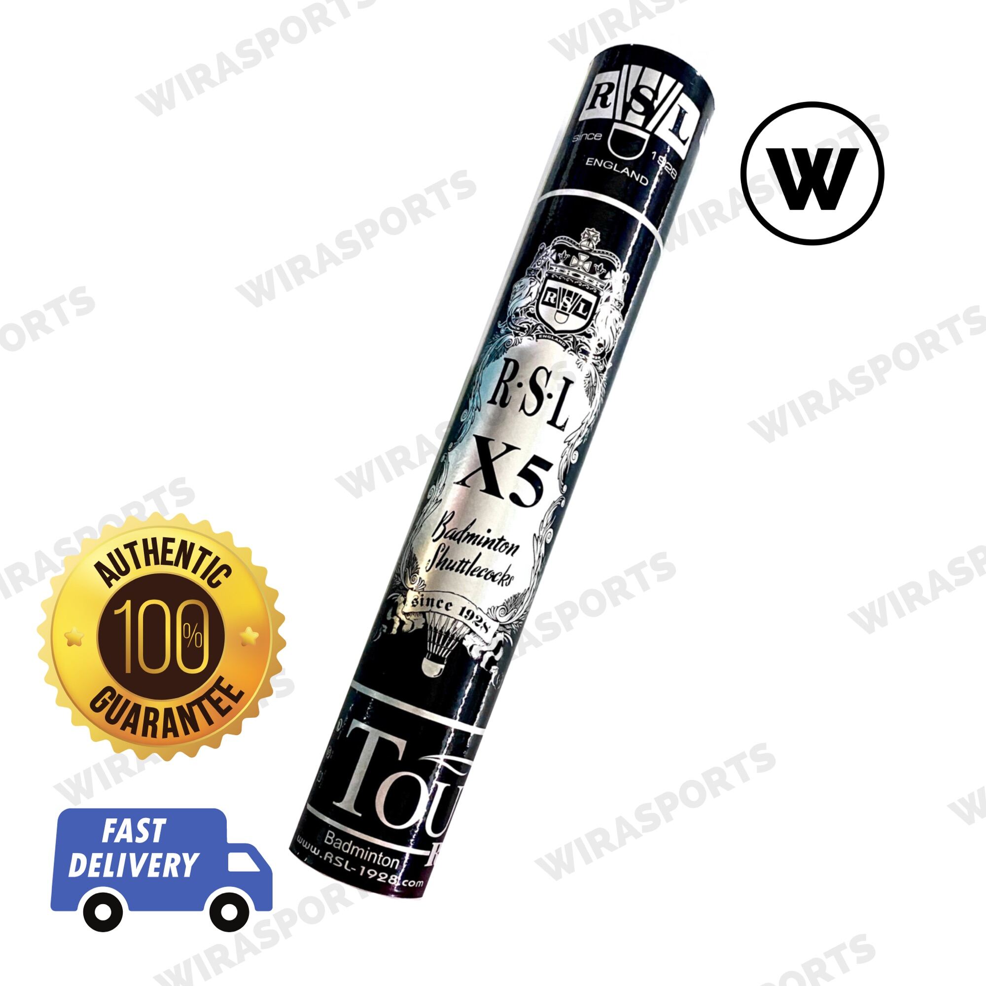 𝙒𝙄𝙍𝘼𝙎𝙋𝙊𝙍𝙏𝙎 RSL X5 / G2 Tourney Badminton Shuttlecock (1 dozen)【READY ...