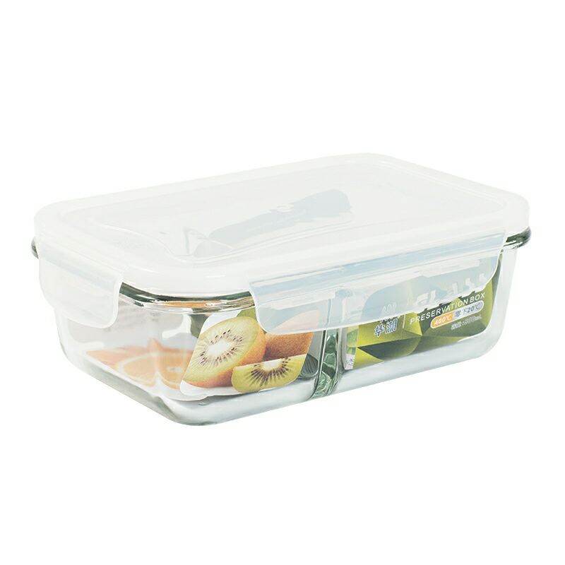 Heat Resistant Borosilicate Glass Food Storage Container Bekas Kaca ...