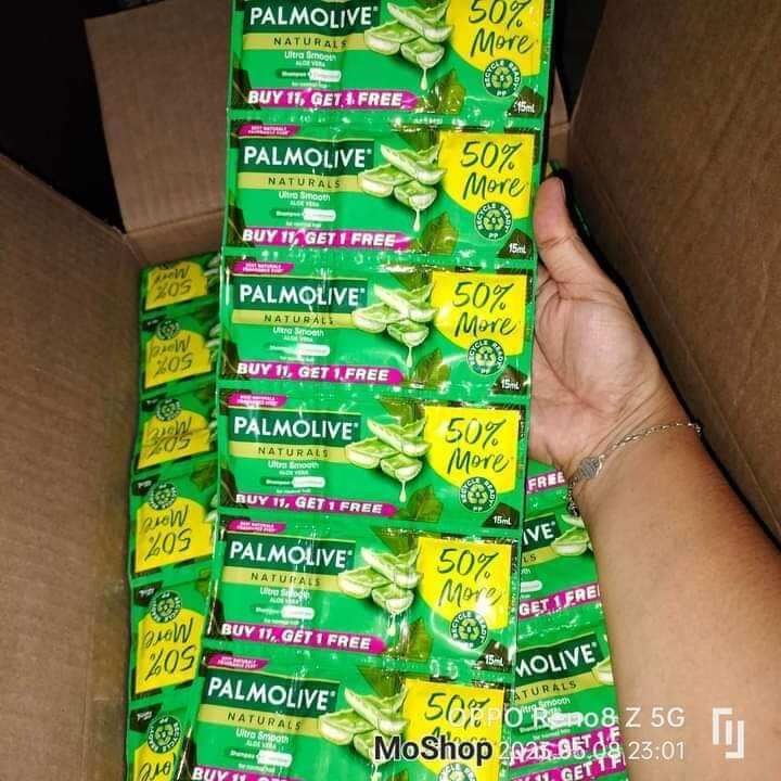 Palmolive green shampoo and conditioner 1 dozen | Lazada
