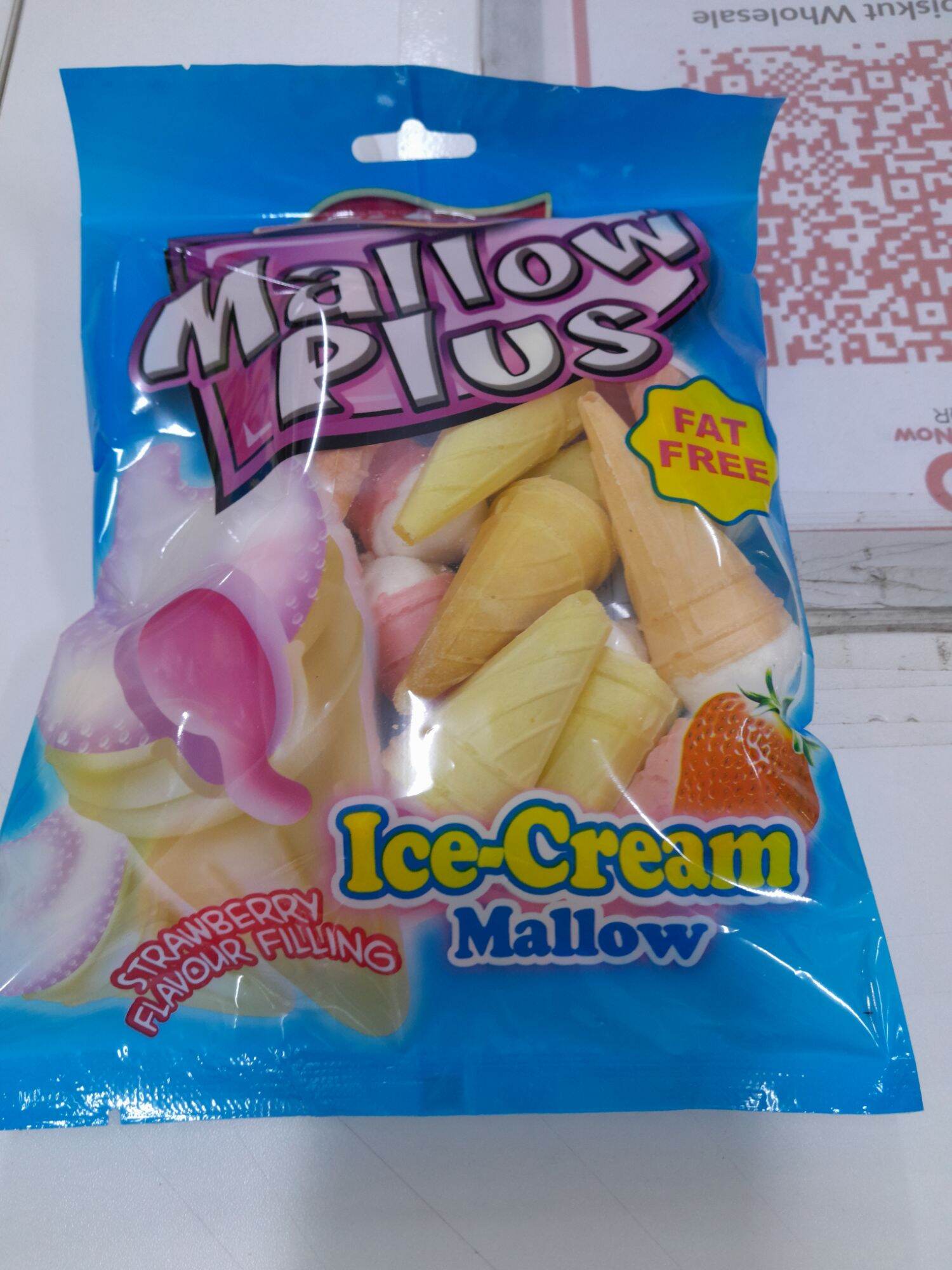 ERKO MALLOW PLUS ICE CREAM MALLOW STRAWBERRY FLAVOUR FILLING | Lazada