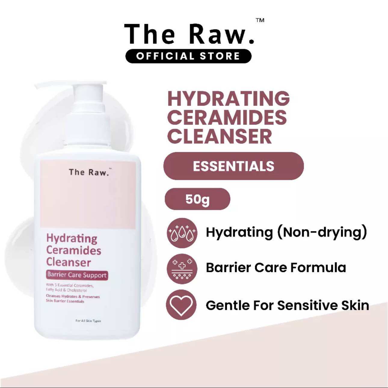 THE RAW ARBUTIN 2% NIACINAME 5% DAILY CERAMIDE MOISTURISER ACNE SPOT ...