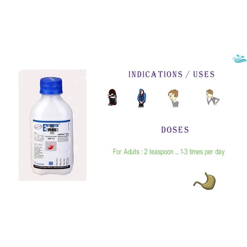 Entacyd plus gastric syrup ( এনটাসিড প্লাস | Lazada