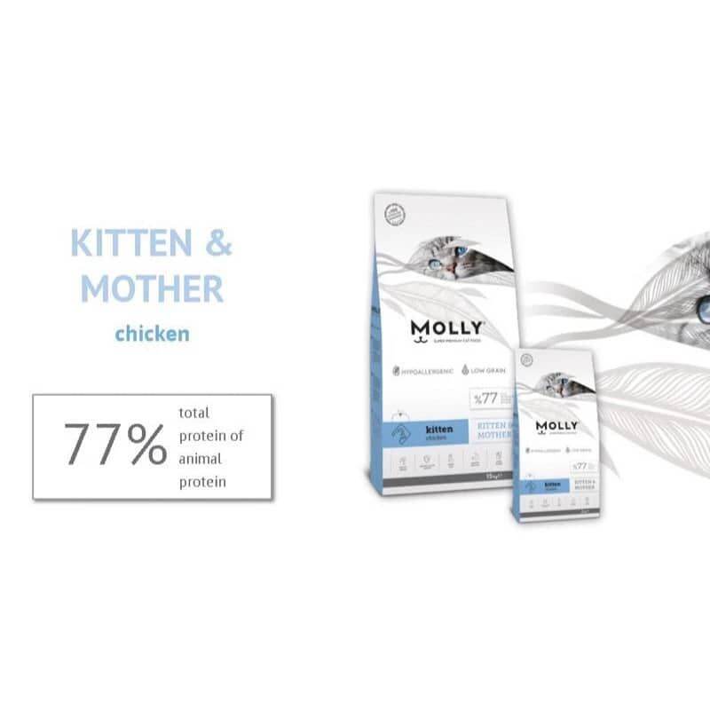Molly 15KG Original Pack Super Premium (Kitten & Mother/Hairball ...