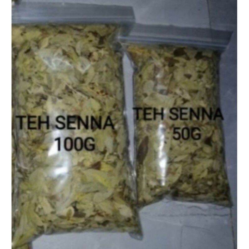 Daun Senna Senna Tea Teh Senna 50g And 100g Lazada